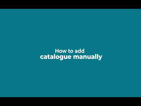 Manual Addition Of Catalogue In Your Marketplace - YouTube
