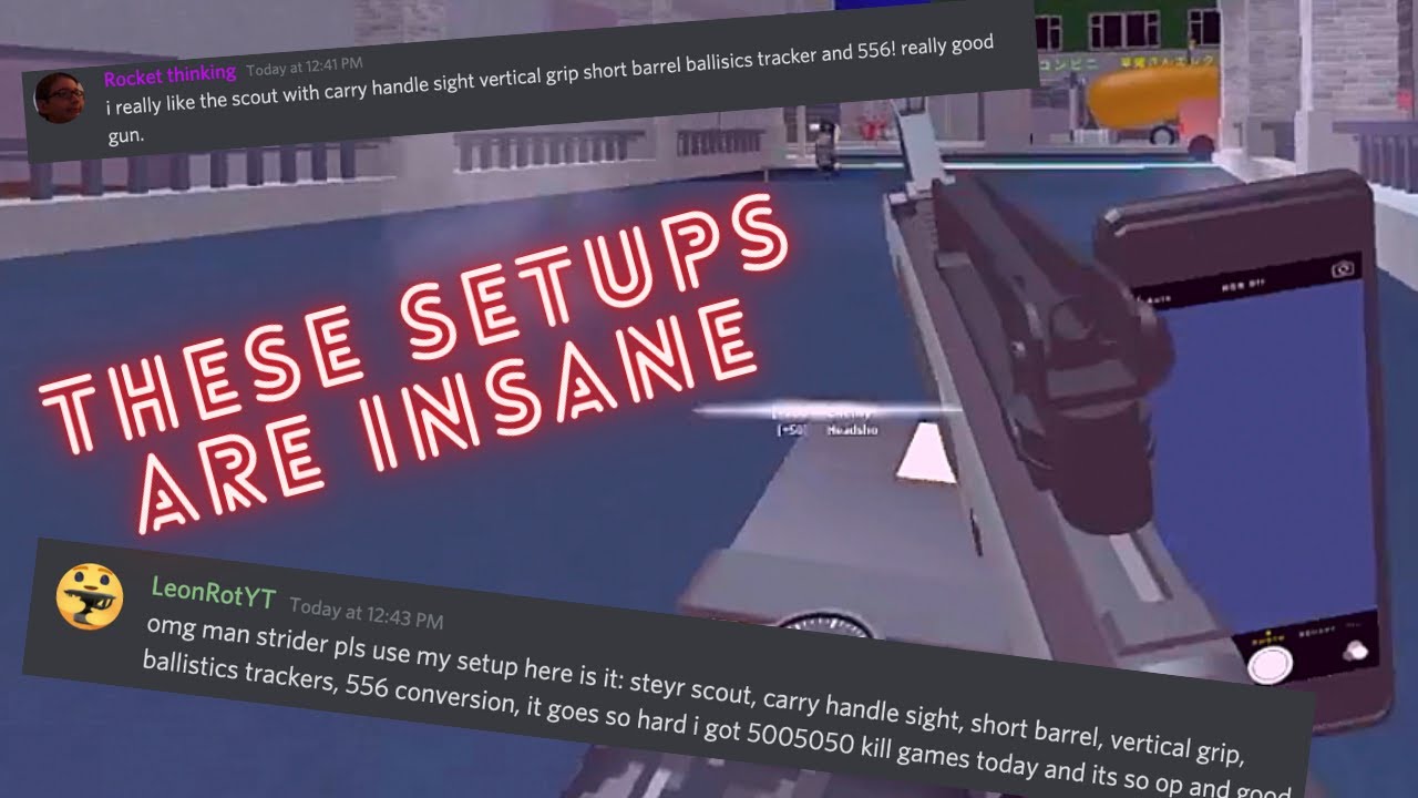 using YOUR setups FARGD EDITION in phantom forces... - YouTube