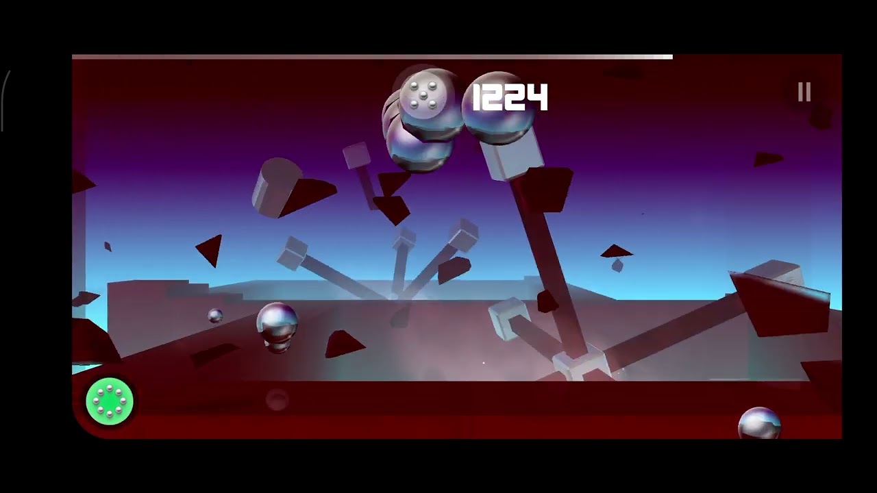 Smash Hit Classic Low Gravity Mod Level 12 - YouTube