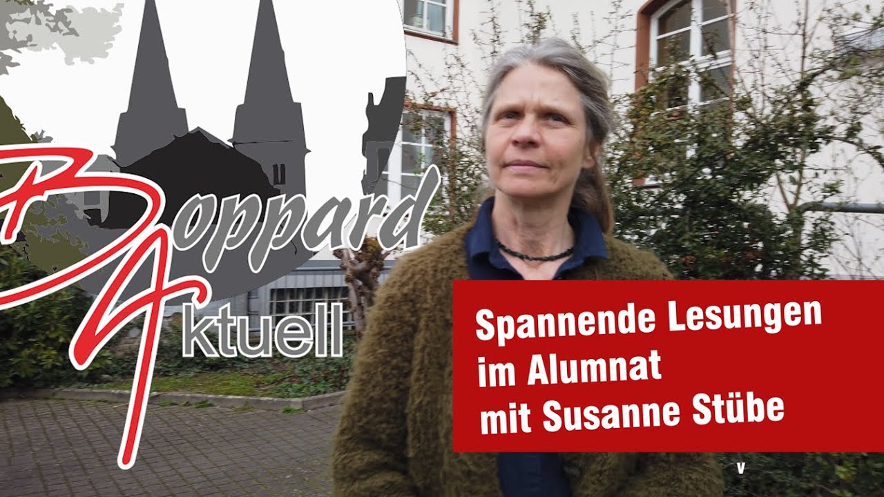 Spannende Lesungen von Susanne Stübe im Alumnat - YouTube
