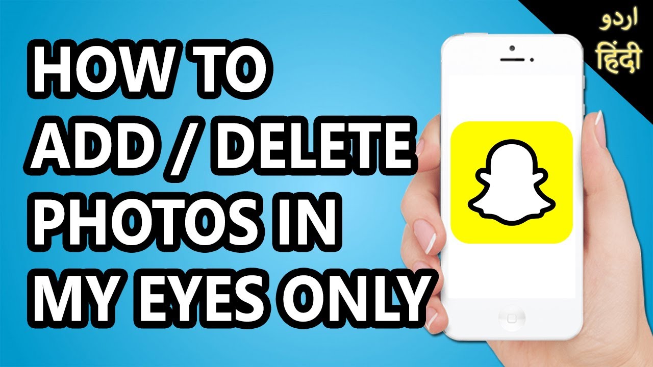 How to Add Photos in My Eyes Only on Snapchat - YouTube