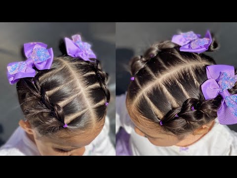 SUPER EASY LITTLE GIRL HAIRSTYLE!!!