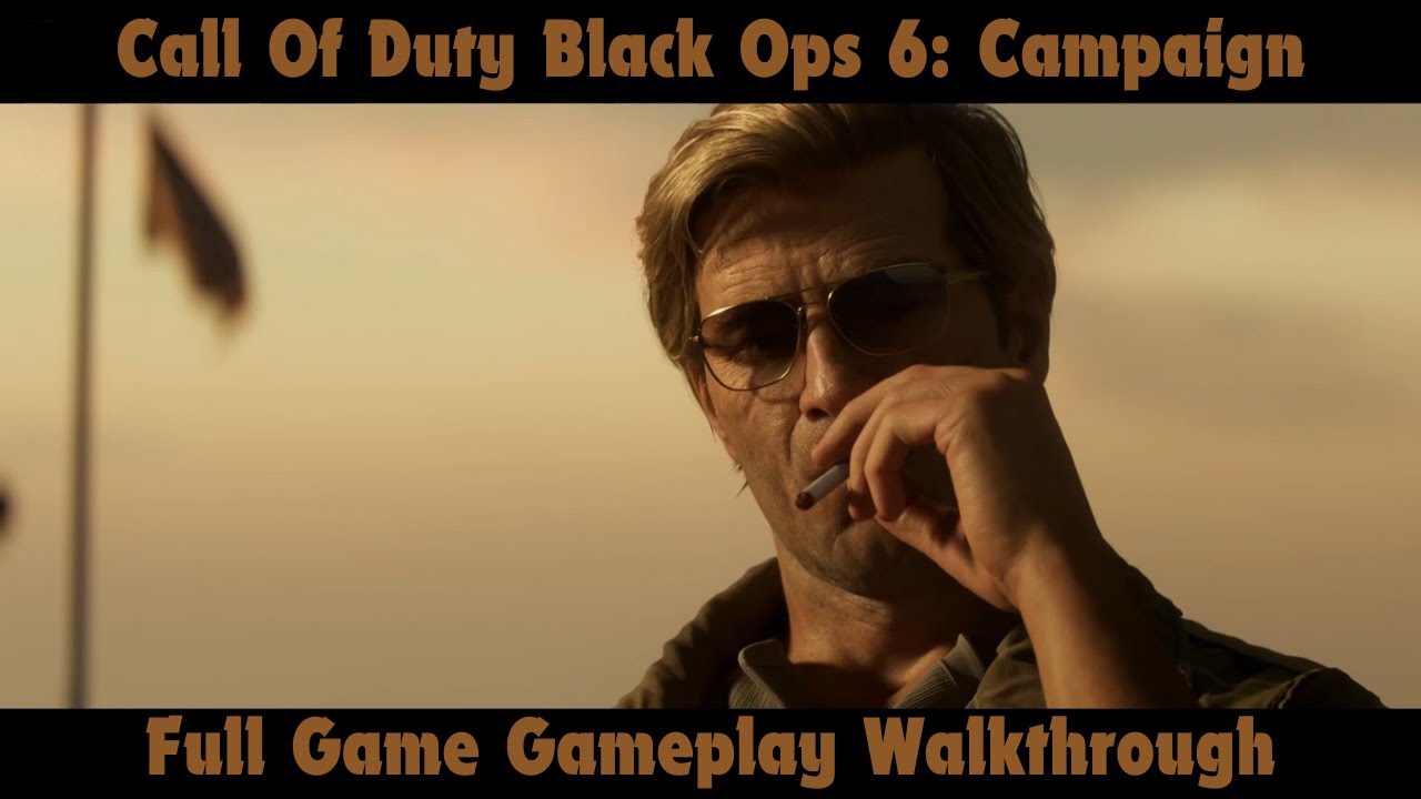 CALL OF DUTY BLACK OPS 6 Campaign FULL GAME Gameplay Walkthrough - YouTube