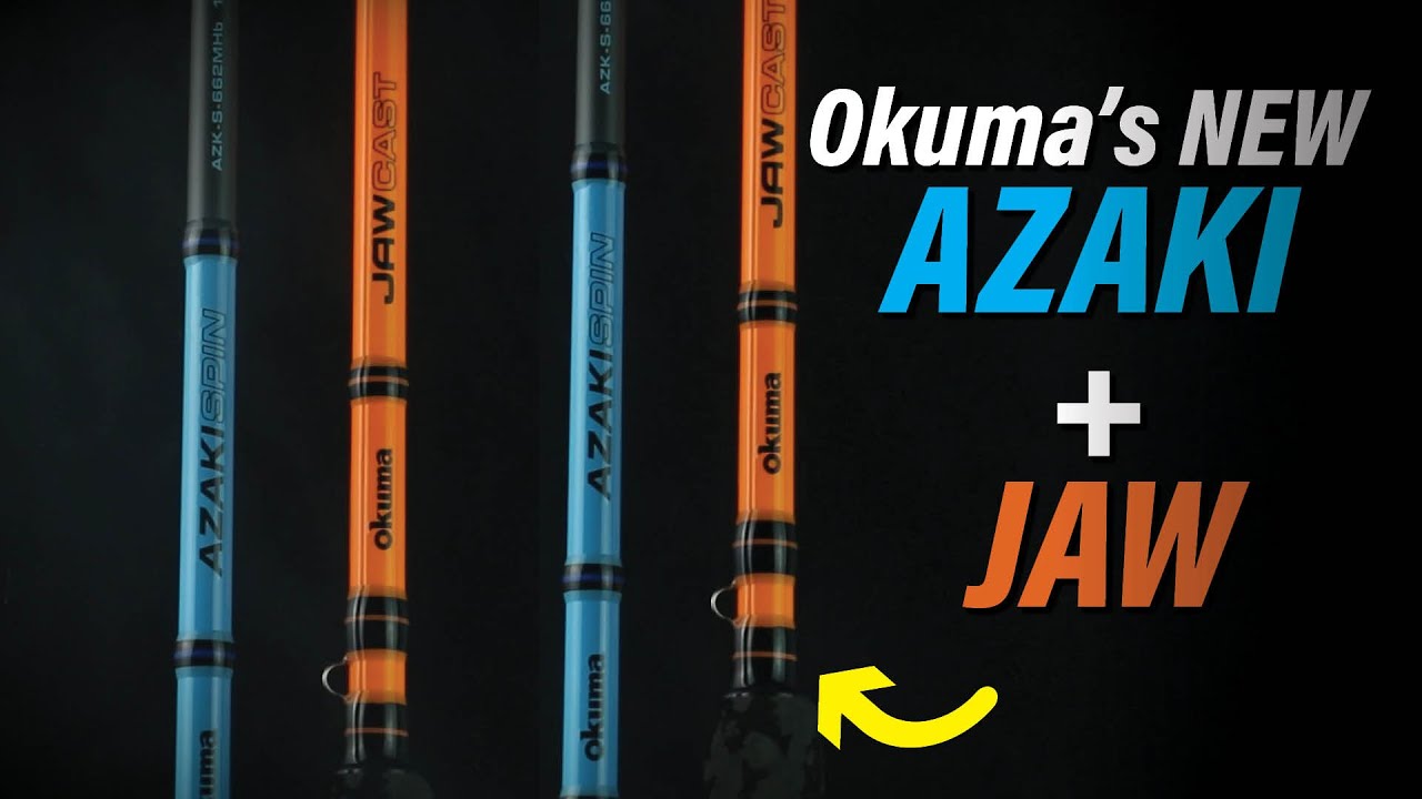 Okuma's new JAW and Azaki rods have arrived - YouTube