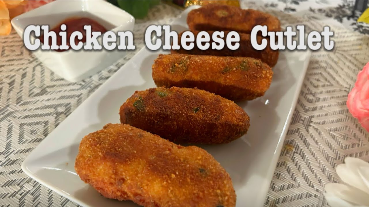 Chicken Cheese Cutlet Recipe | Crispy and tasty | Homemade - YouTube