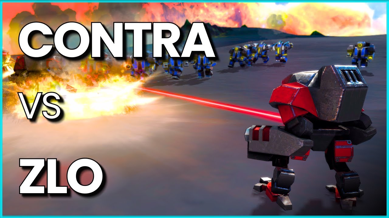Become the Swarm! - Contra VS ZLO - Beyond All Reason 1v1 Cast - YouTube