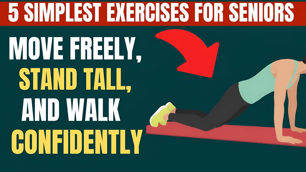 Stronger Legs, Safer Steps | 5 Easy Exercises for Seniors Over 50 - YouTube