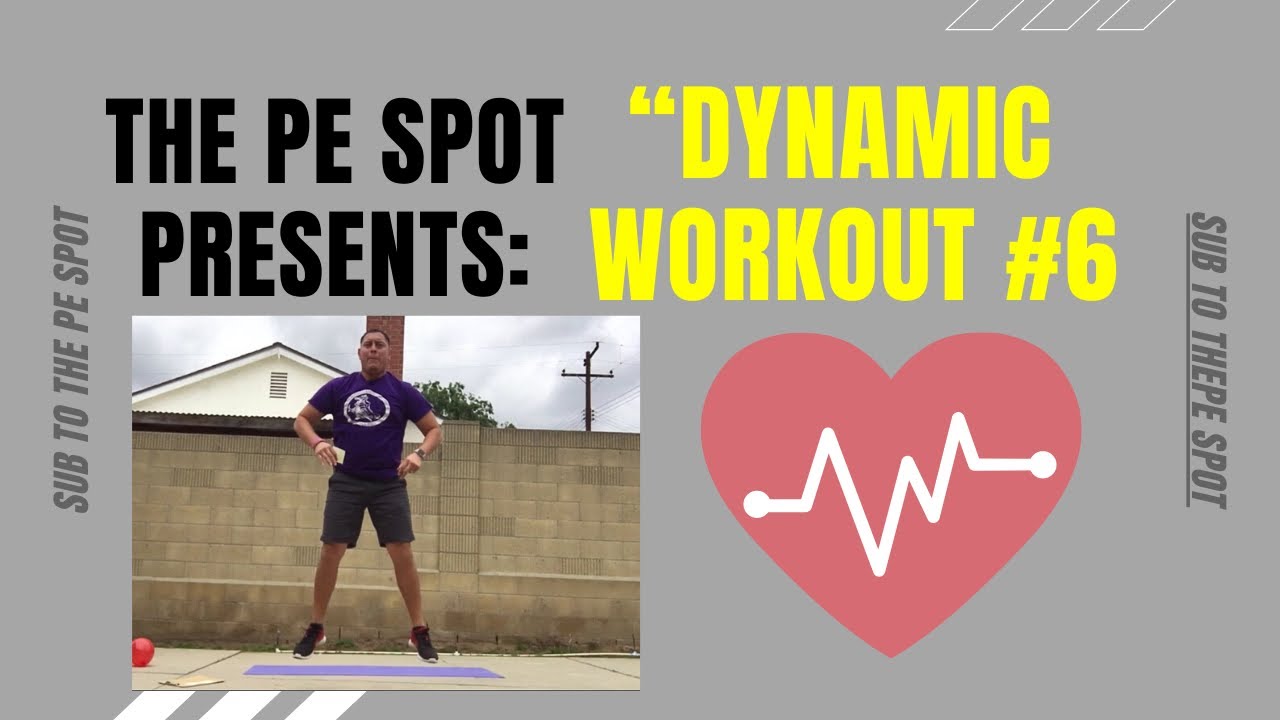 #exercisesforkids #elementarype Physical Education at home: Dynamic ...