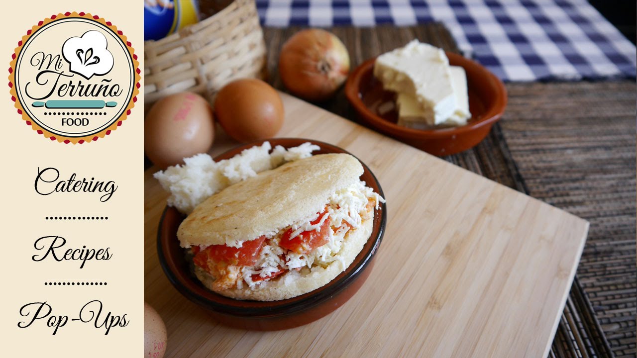 How to Fill an Arepa - Easy Arepas Recipe - Part 2 - YouTube