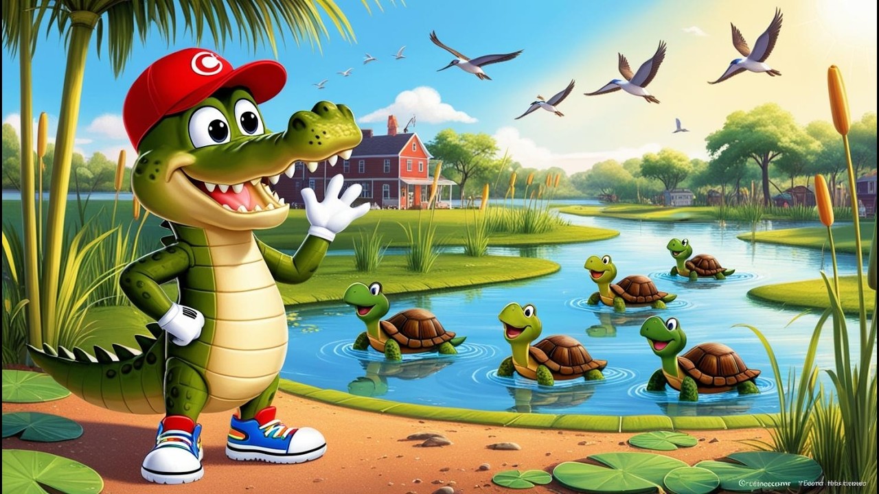 Friendly Crocodile 🐊 | Fun Kids Song & Dance | Toddler Sing-Along ...