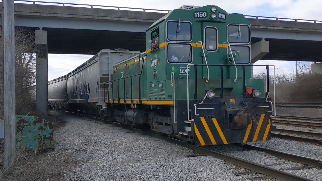 Railserve Leaf switches in CSX Needmore Yard in Dayton, Ohio - YouTube