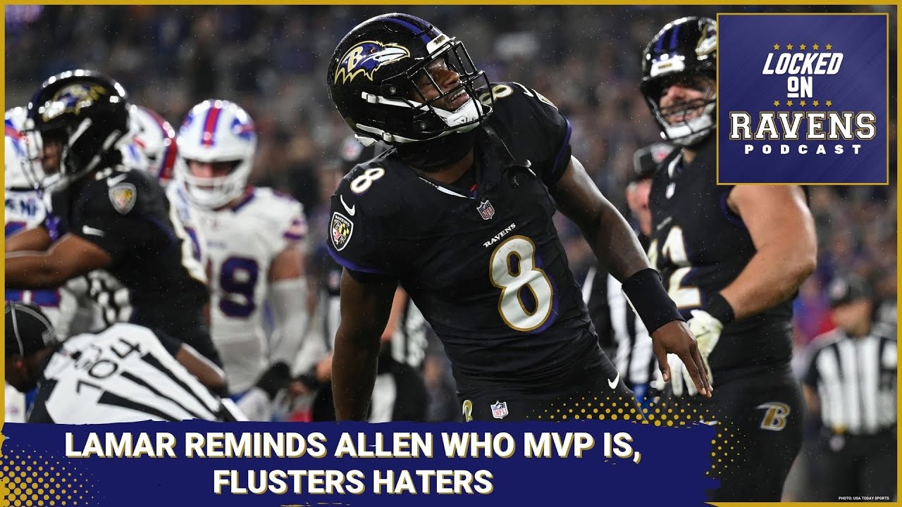 Lamar Jackson reminds Josh Allen who MVP is, flusters haters in ...