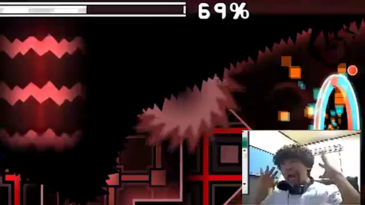 geometry dash funny dorami rage compilation - YouTube