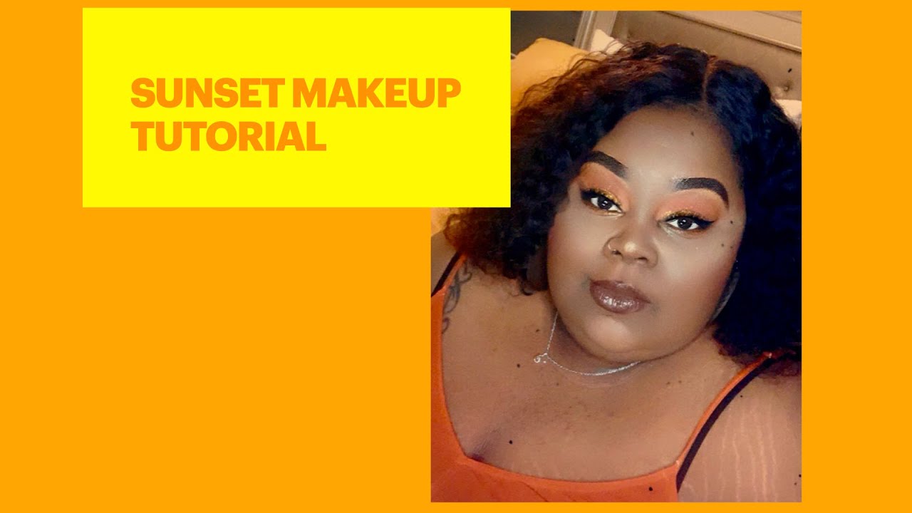 Sunset inspired makeup tutorial| beginner friendly| Confidently ...