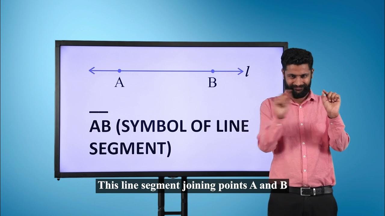 AB symbol of line segment - YouTube