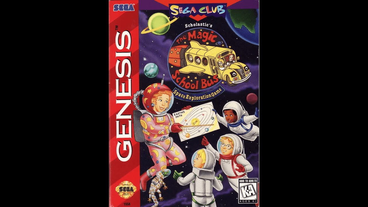 The Magic School Bus - Space Exploration Game - Sega Mega Drive - YouTube