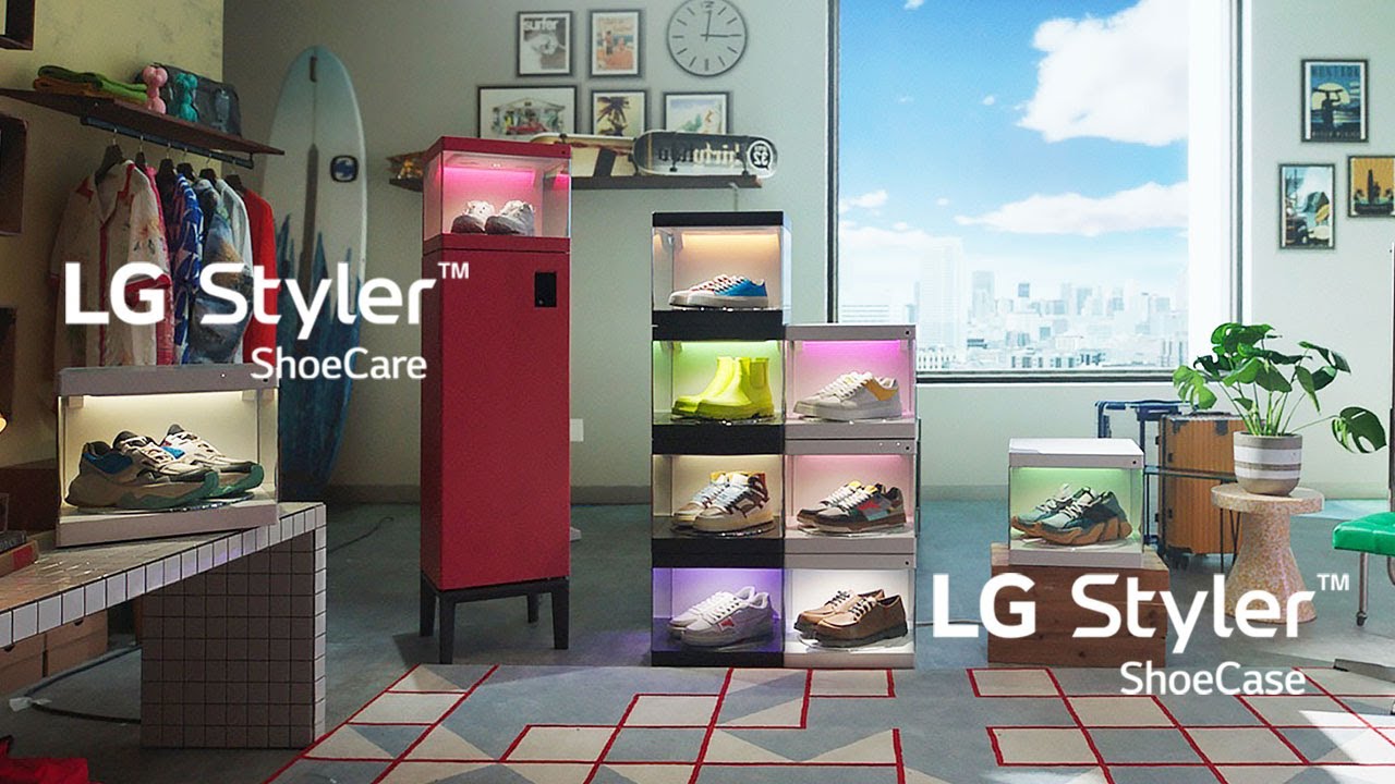 LG at CES 2023 : LG Styler™ ShoeCare & LG Styler™ ShoeCase | LG - YouTube