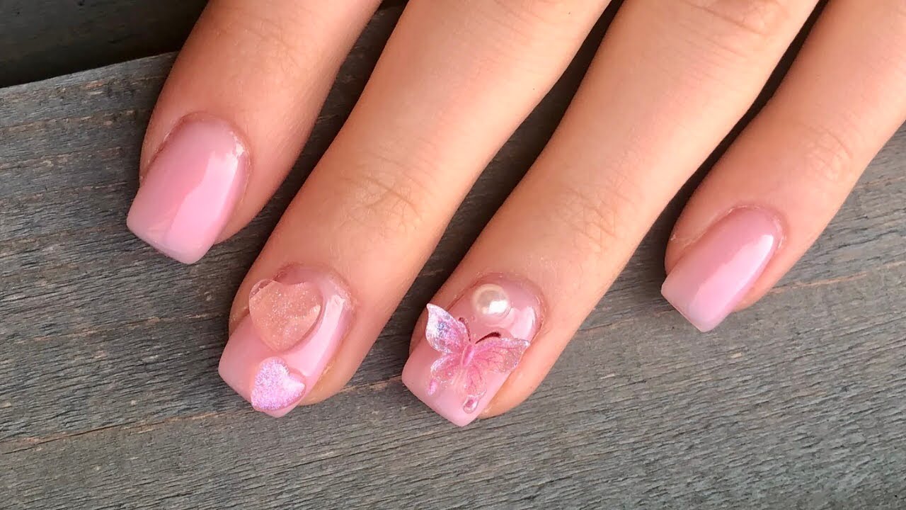 How to do Gel Nail extensions (beginner friendly) - YouTube