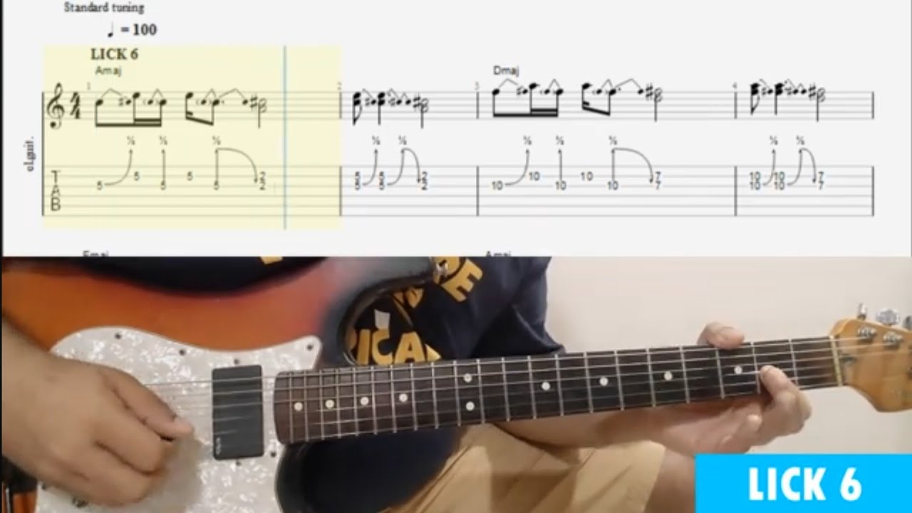 CHICKEN PICKIN' COUNTRY BENDING LICKS #2 (with TABS ) - YouTube