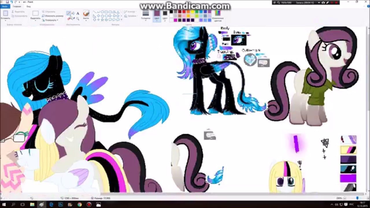 SPEEDPAINT OC MLP| MY MANE 6 @sforzca7207