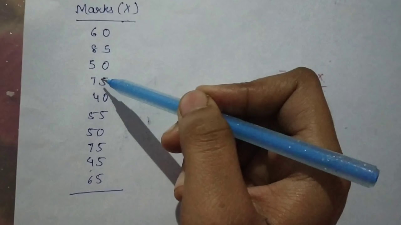 Part-1 Arithmetic Mean (Individual Series) - YouTube