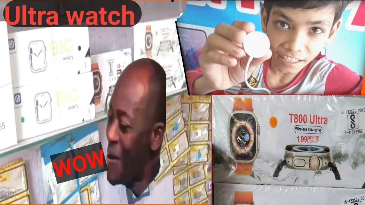 ULTRA WATCH PERCHES] smart watch ultra - YouTube