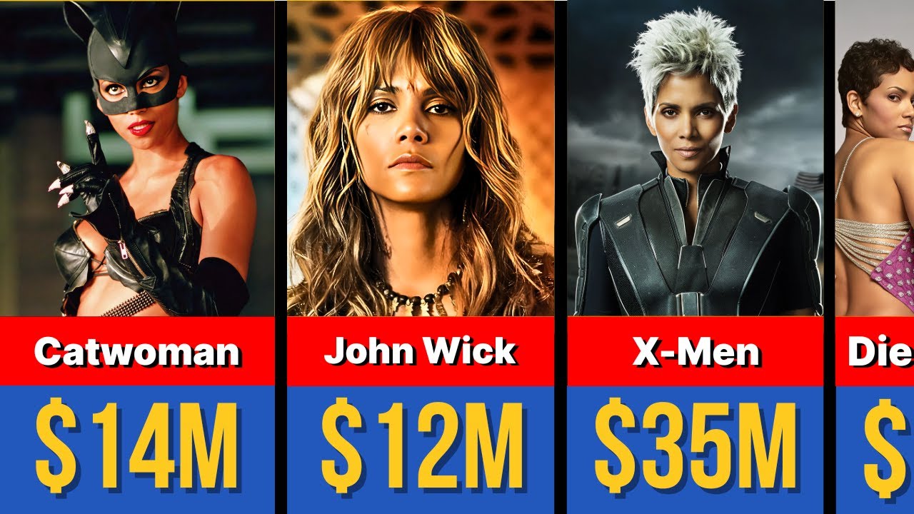 💰🤑 Halle Berry's Paycheck For Every Movie She Ever Made 💰🤑 | All Actors ...