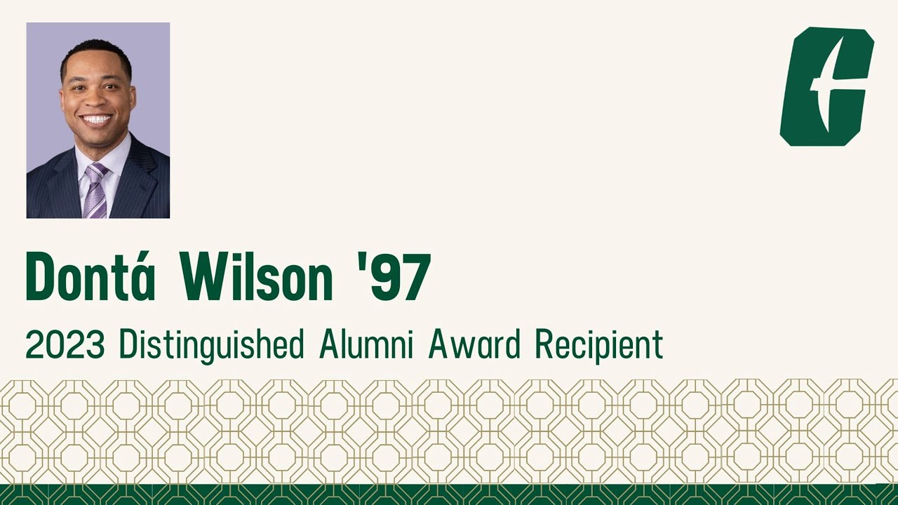 Donta Wilson Award Video - YouTube