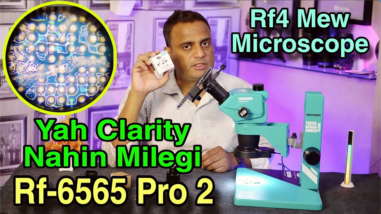 RF4 RF 6565-PRO 2 HD Trinocular Microscope Multi-layer Lens Dust ...