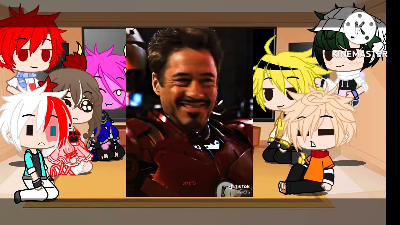 MHA react to Tony Stark {Arabic, English}💖 special birthday 💐🎂💖"Bella ...