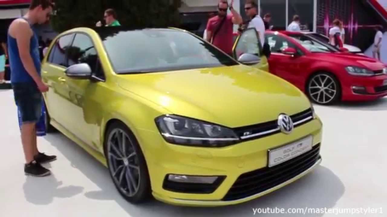 VW Golf R-Line Color Concept - YouTube