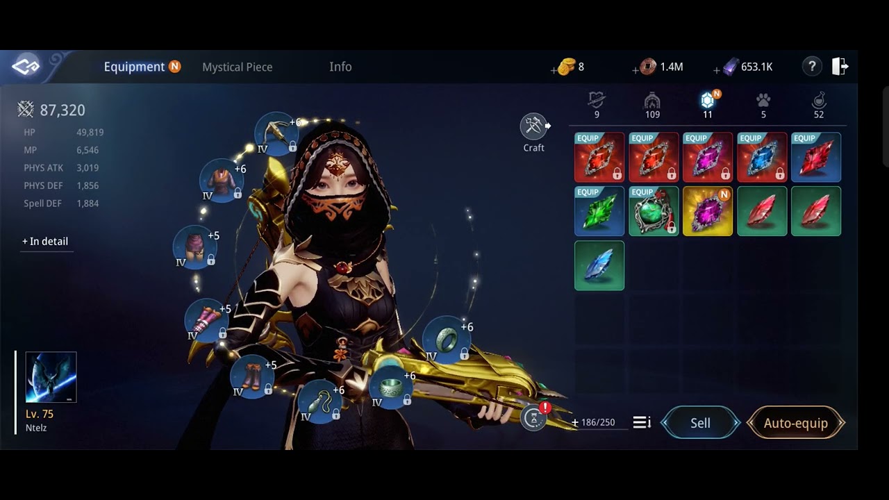 1 tap Legendary Magic Stone combination trick. Mir4 lucky Moments - YouTube