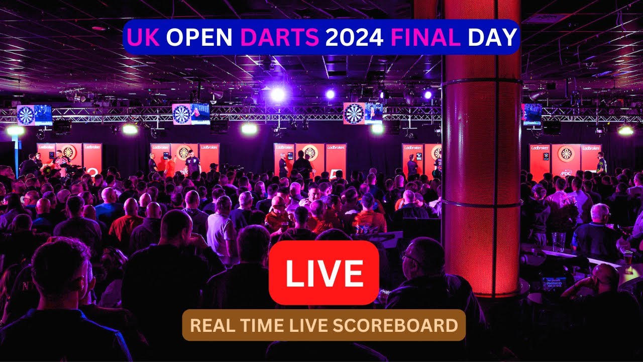 2024 UK Open Darts LIVE Score UPDATE Today Quarter Finals, Semi Finals ...