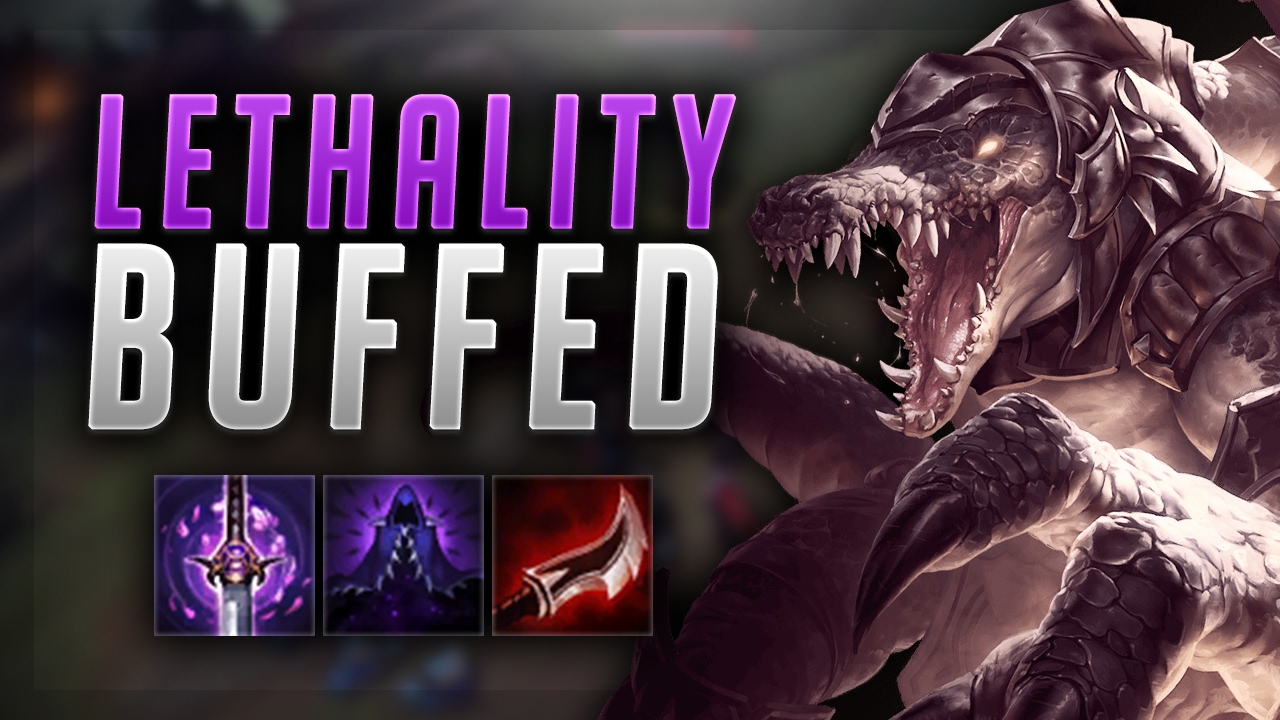 LETHALITY BUFFS BROKEN! FULL LETHALITY RENEKTON BUILD! - Road to ...