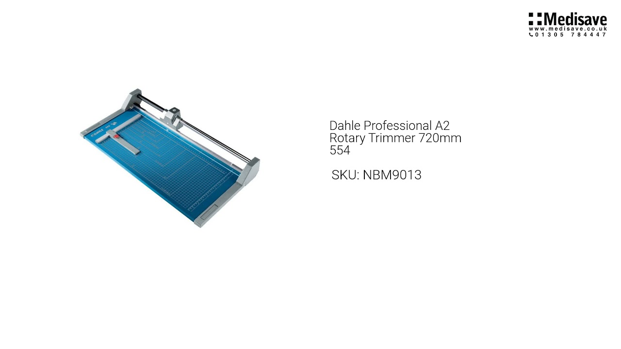 Dahle Professional A2 Rotary Trimmer 720mm 554 NBM9013 - YouTube