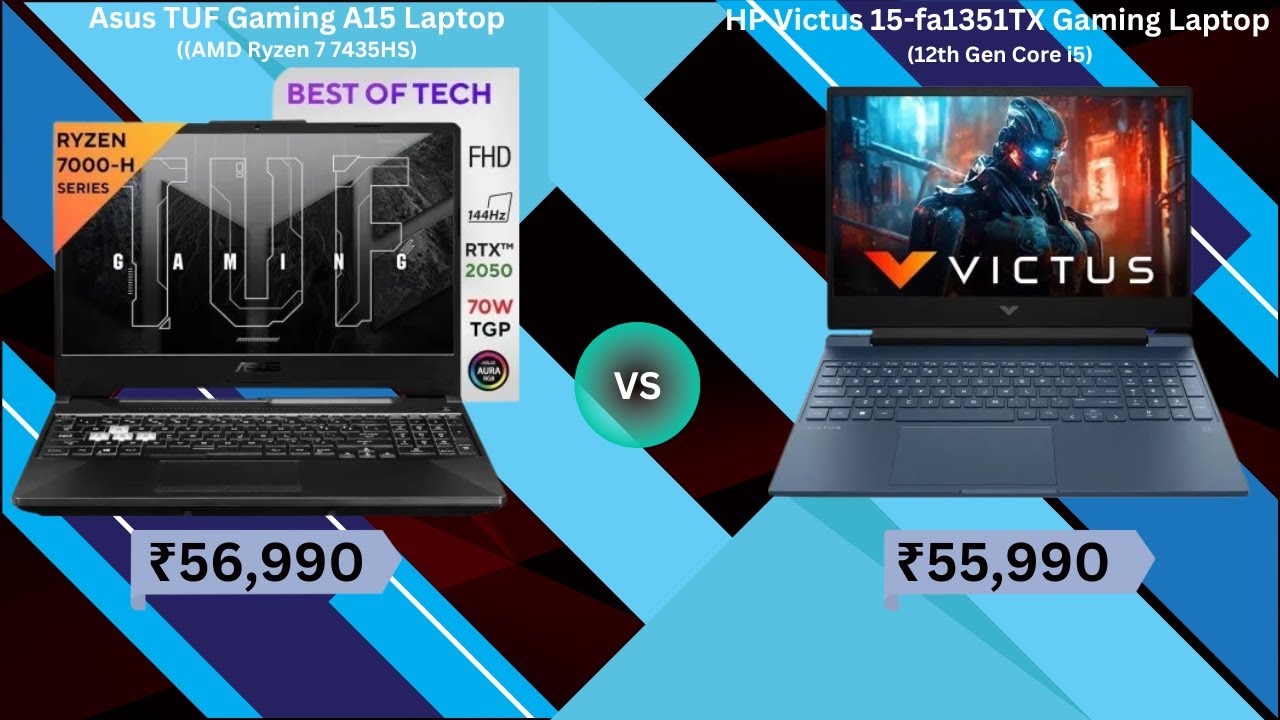 Asus TUF Gaming A15 FA566NFR-HN045WS Laptop (VS) HP Victus 15-fa1351TX ...