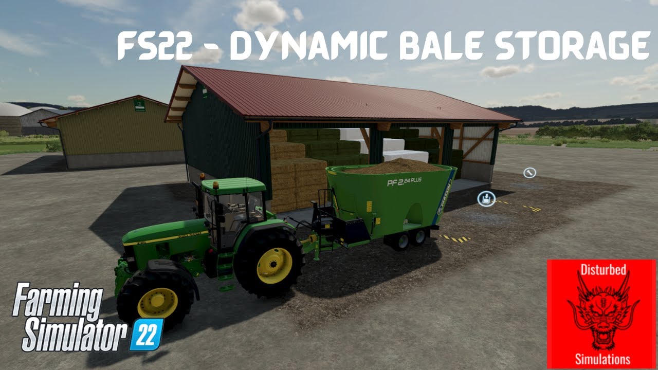 FS22 Dynamic Bale Storage - YouTube