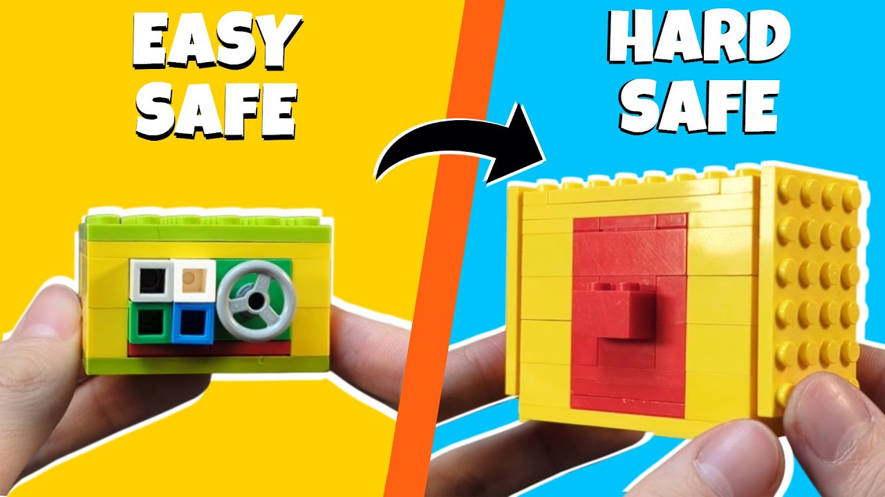 I built a WORKING LEGO SAFE - TUTORIAL - YouTube