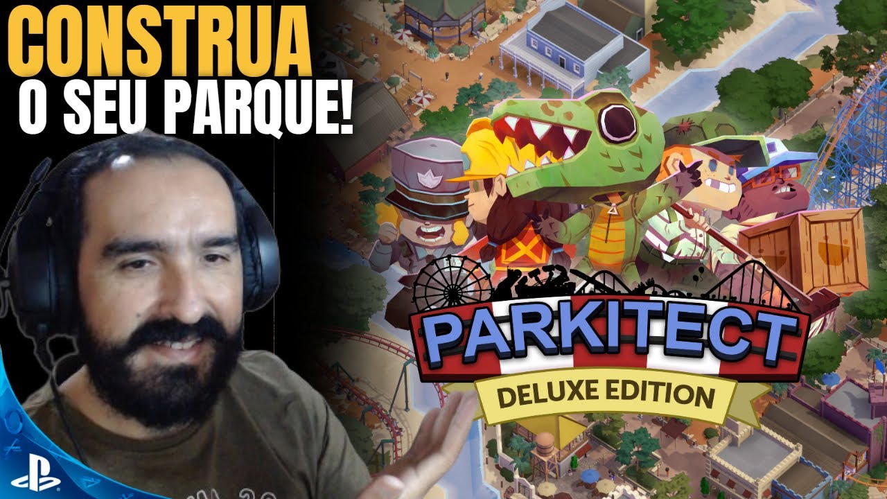 Parkitect: Deluxe Edition PS4/PS5 - Gameplay PT/BR - Construa e gerencie o seu parque de ...