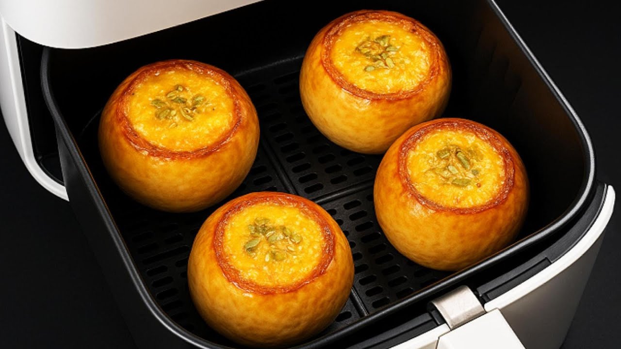 🎃 Knuspriger Butternusskürbis aus der Heißluftfritteuse – sooo lecker ...