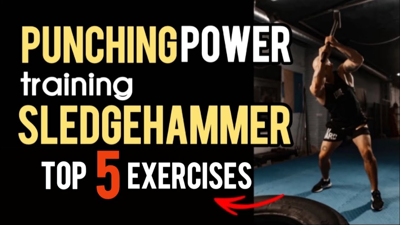 Punching Power Training.| TOP 5 Exercises Sledgehammer. - YouTube