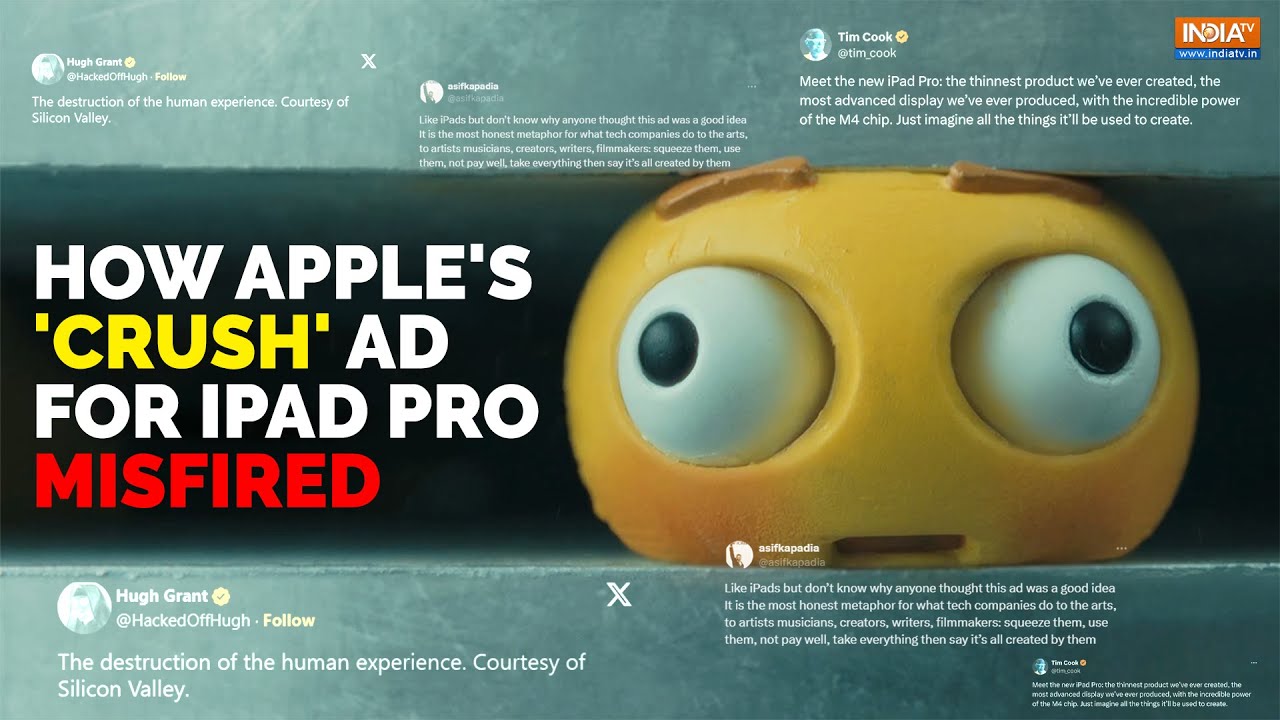 Apple apologizes for iPad Pro Ad: What went wrong with 'Crush' advertisement for the iPad Pro ...