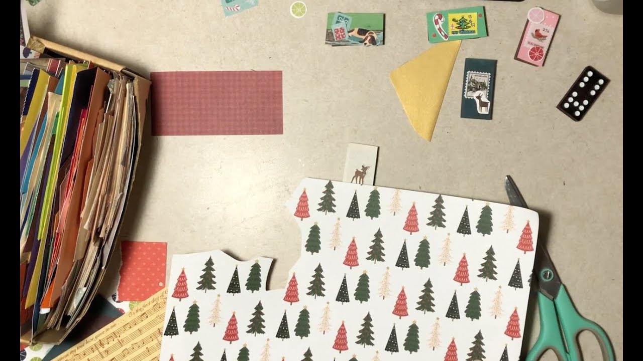 Altered Dominoes for Christmas - YouTube