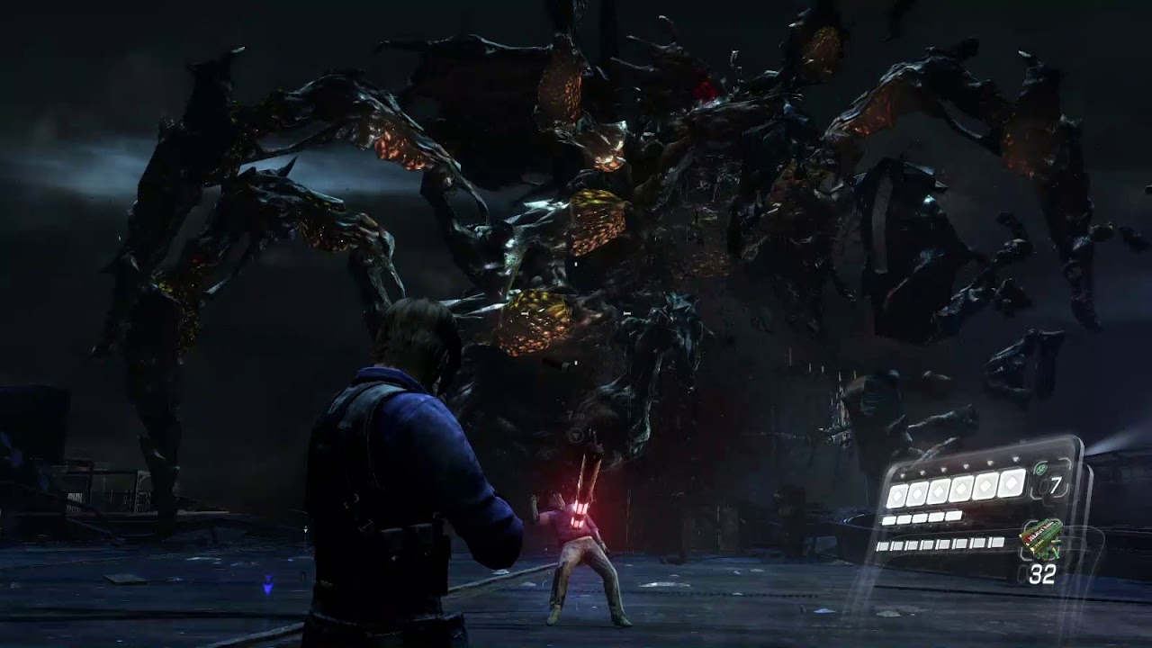 Resident Evil 6 chapter 5 Final Boss and Ending : Ada & Leon - YouTube