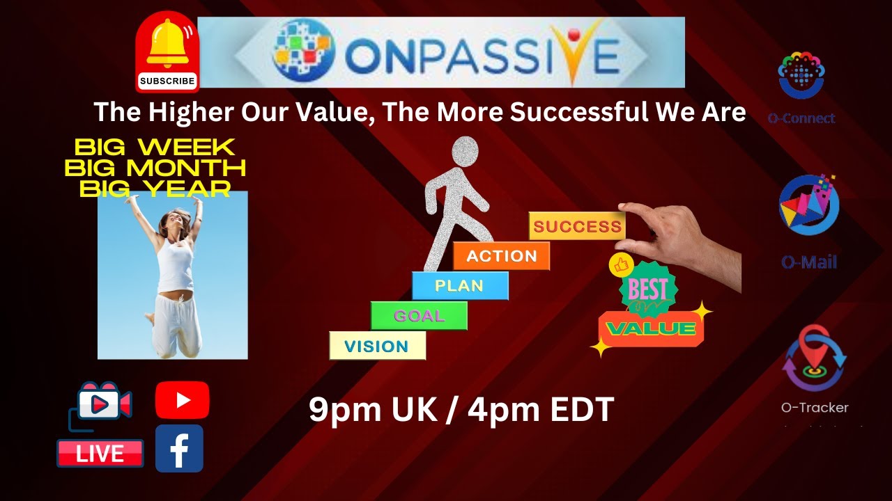 #ONPASSIVE The Higher Our Value The More Successful We Are #OES - YouTube