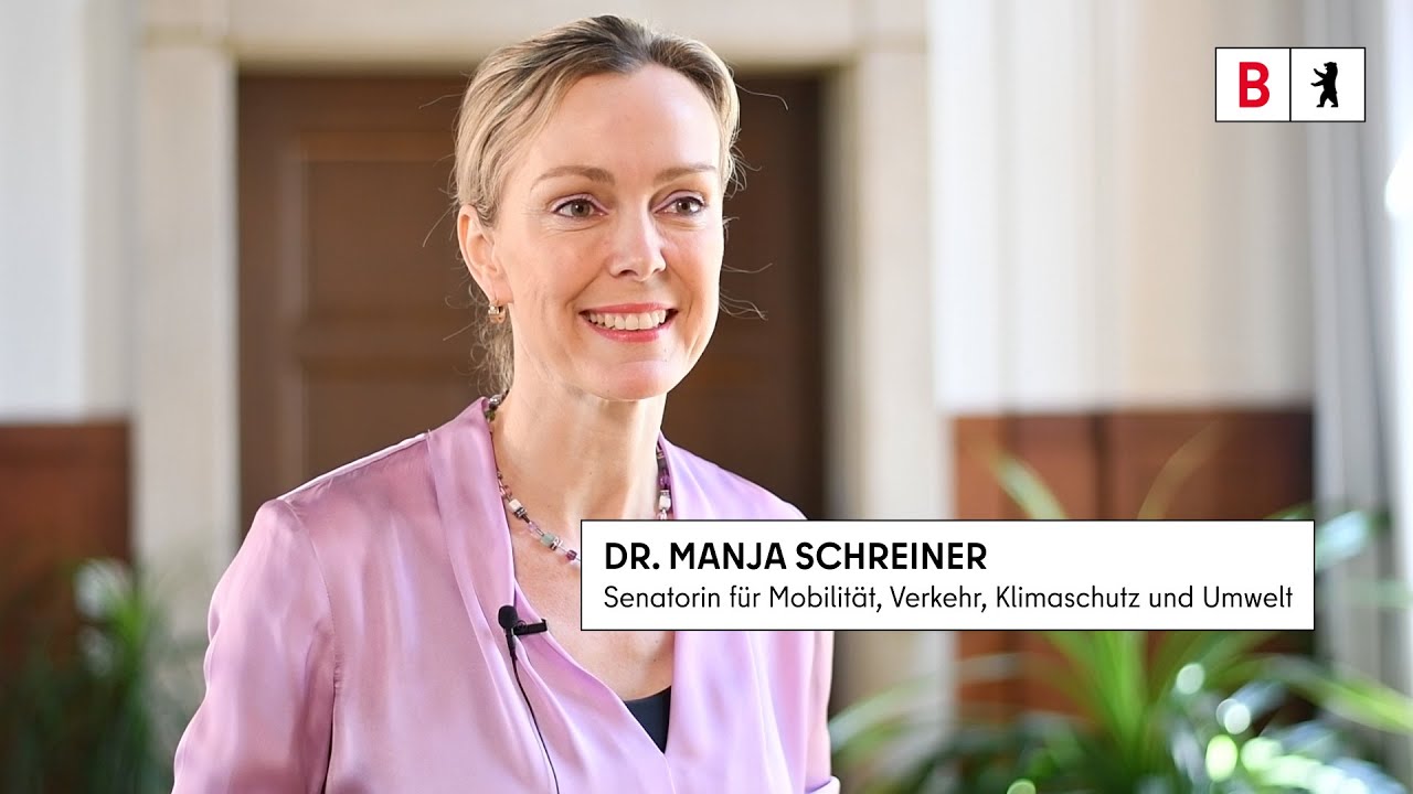 Berlin bewegt sich. Fragen an die neue Senatorin Manja Schreiner - YouTube