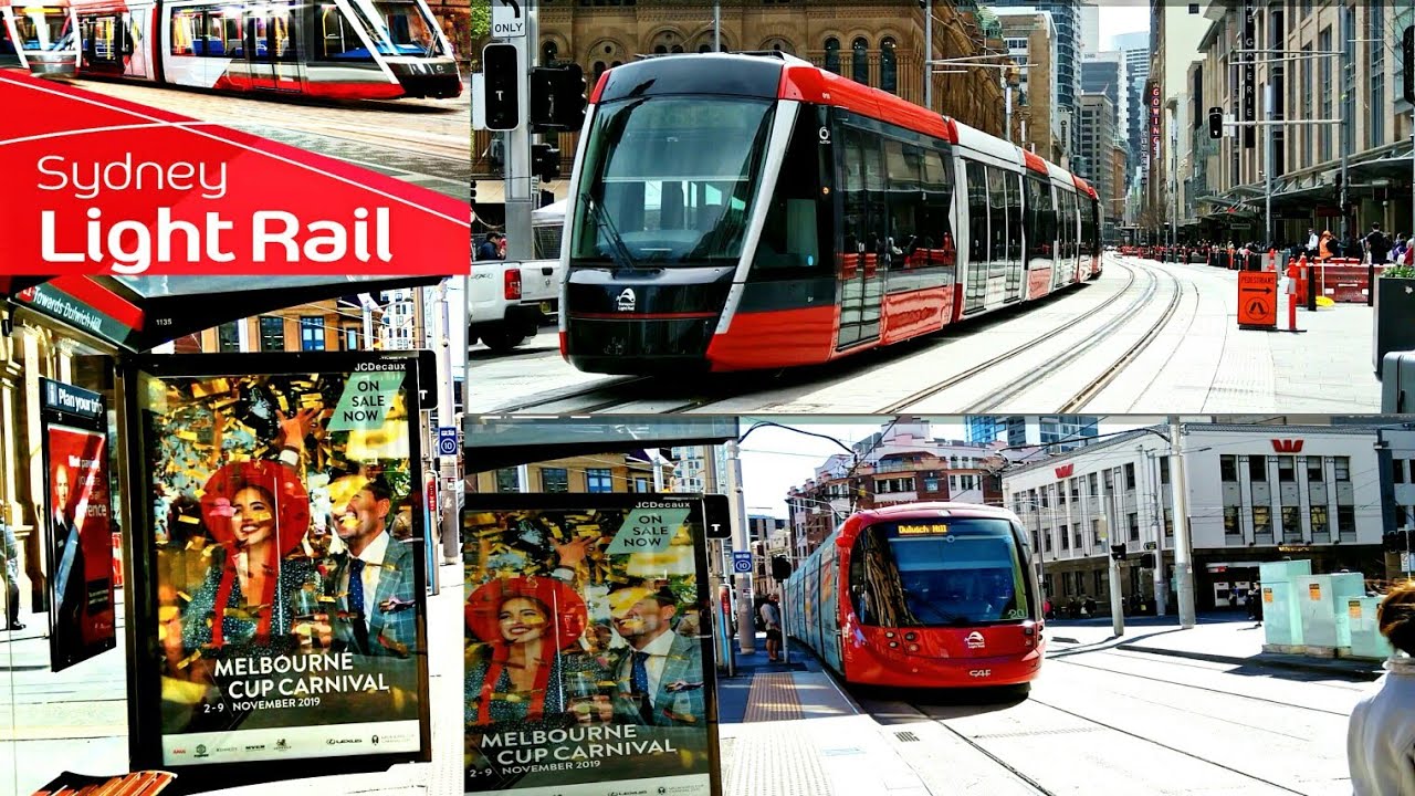 Sydney Light Railway : Beautiful Trams On Roads & The George Street ...