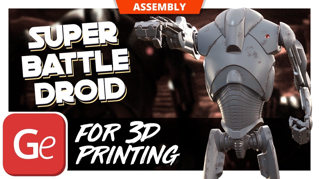 Super Battle Droid Stl Files For 3d Printing Gambody 47 Off