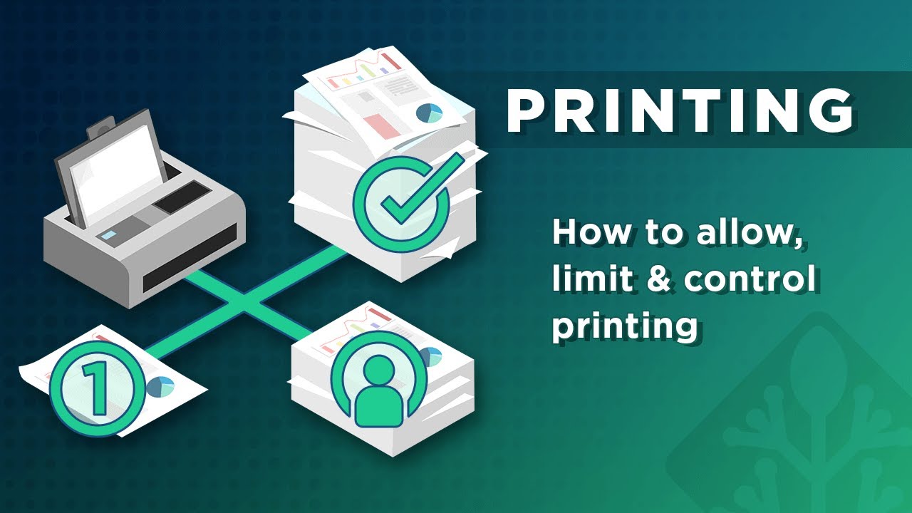 How to allow, limit and control printing of PDF documents & files - YouTube