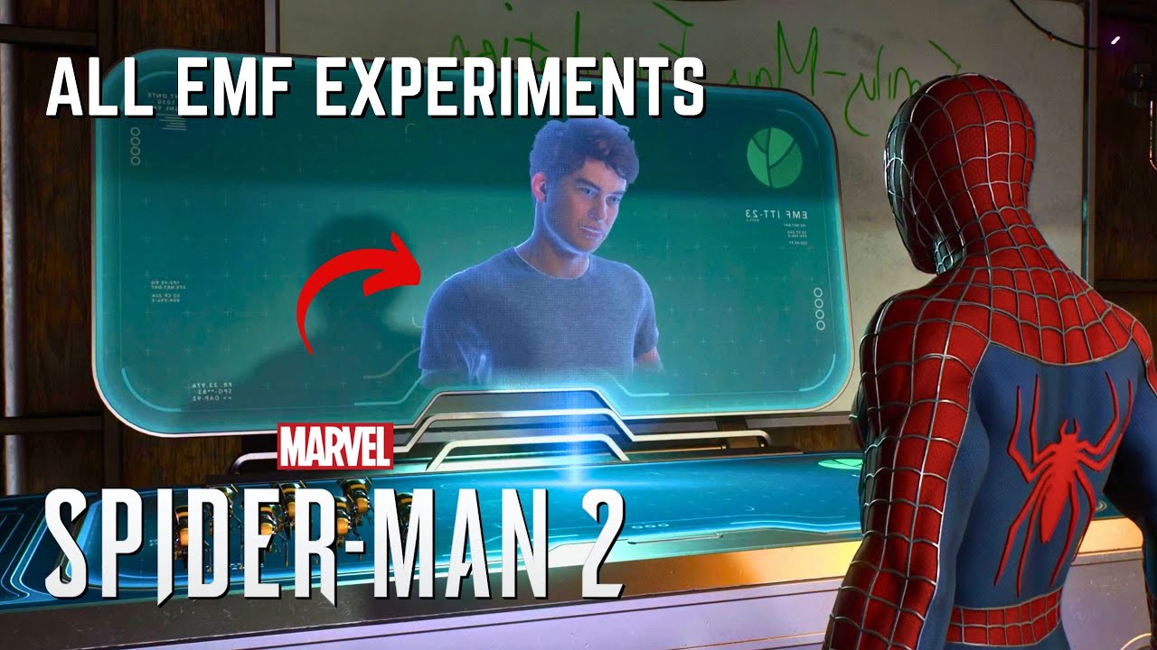 Spider-Man 2 PS5 - All EMF Experiments - YouTube